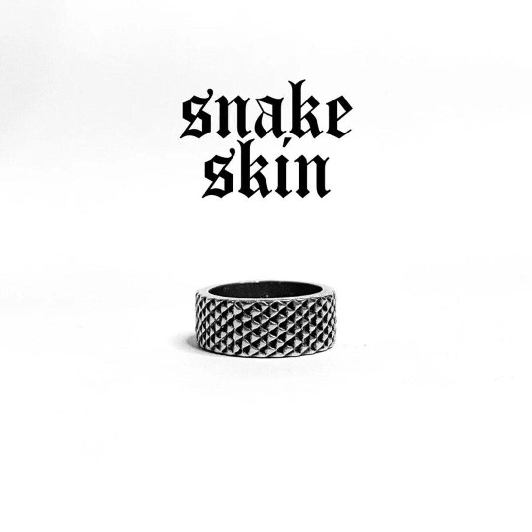 Handmade Snake Skin Ring Men's Ring Jewelry Men's Fashion (accepting ...
