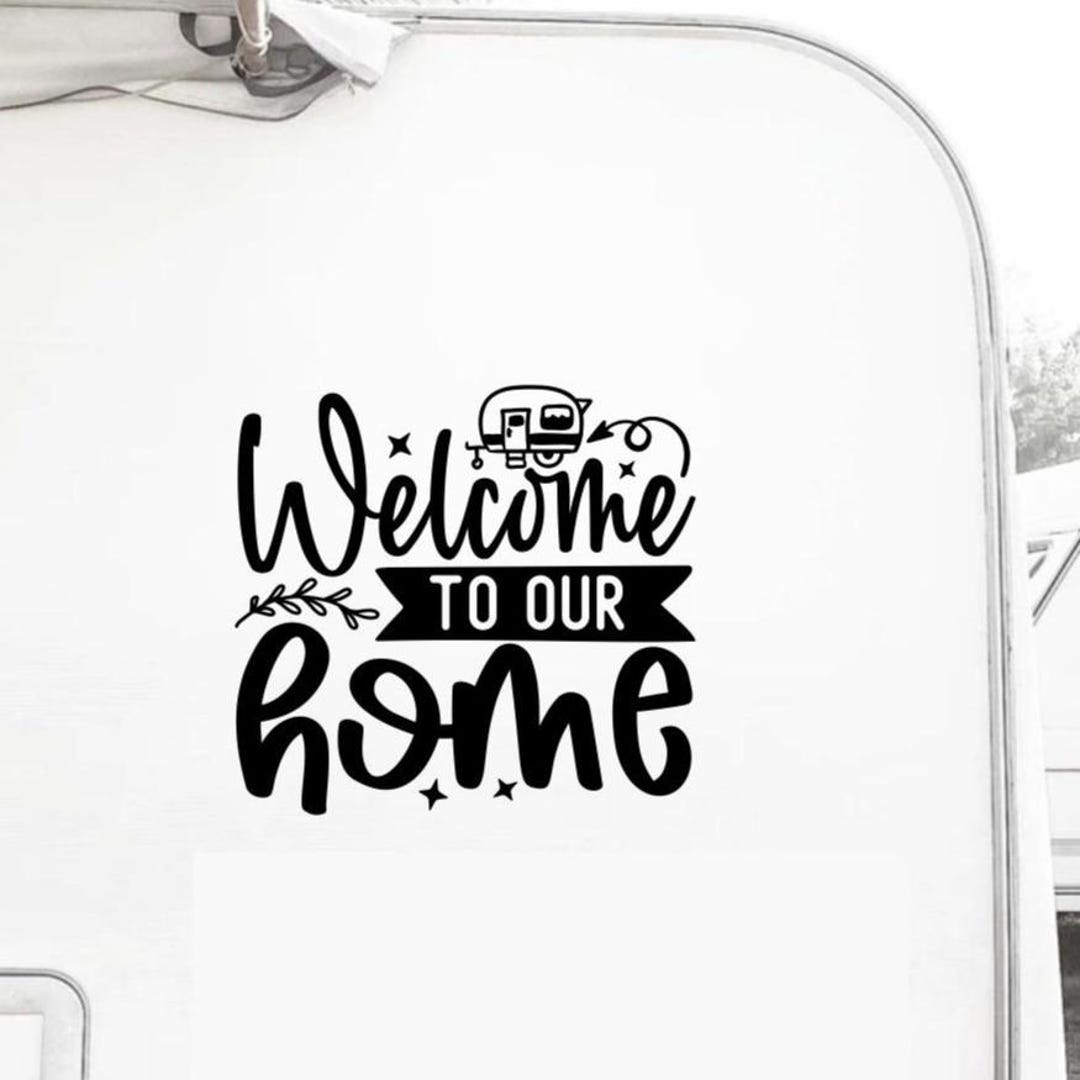 Personalized Welcome Home RV Decal, Camper Van Sticker - Etsy