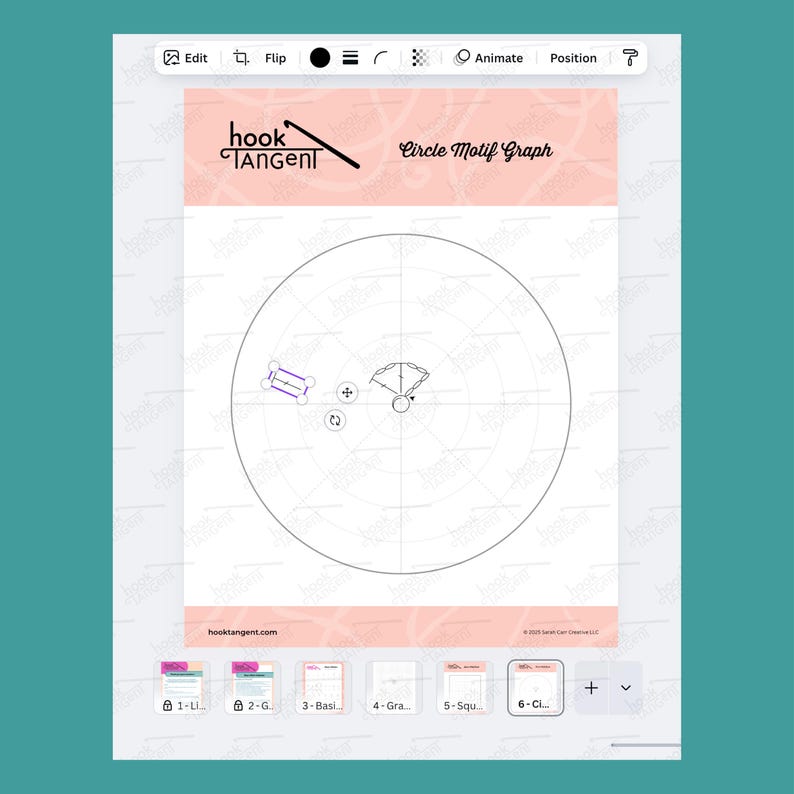 Ultimate Crochet Chart Design Collection Canva Template – 65 Vector ...