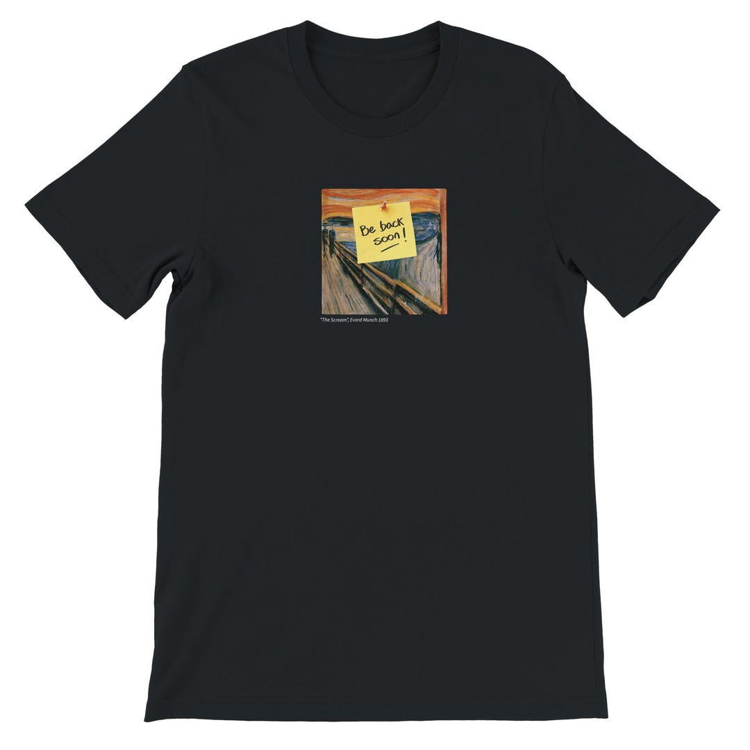 Munch's Scream T-shirt Meme Be Back Soon - Etsy