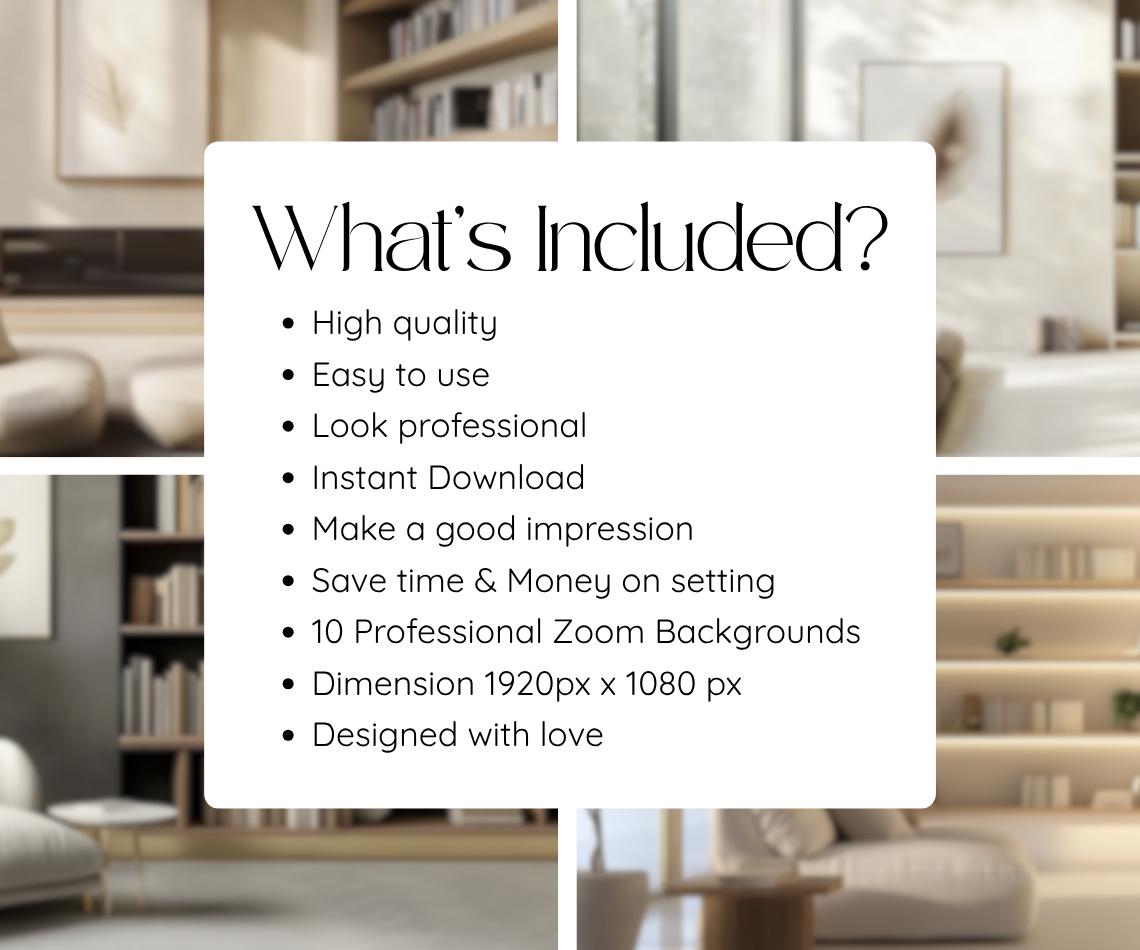 10 Realistic Office Zoom Backgrounds: Professional Virtual Backdrop ...