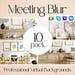 10 Modern Brown Zoom Backgrounds: Minimalist Home Office Backdrops (10 ...