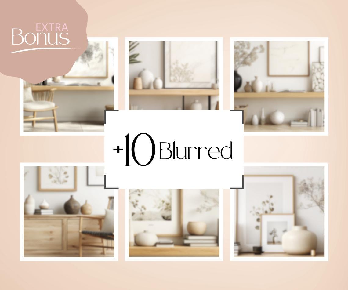 10 Modern Brown Zoom Backgrounds: Minimalist Home Office Backdrops (10 ...