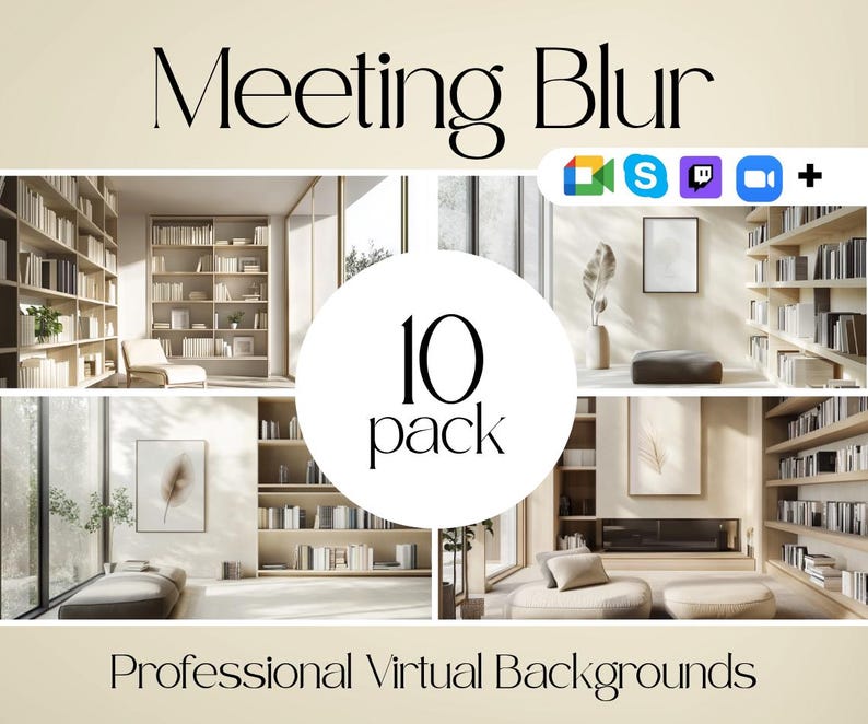 10 Realistic Office Zoom Backgrounds: Professional Virtual Backdrop ...