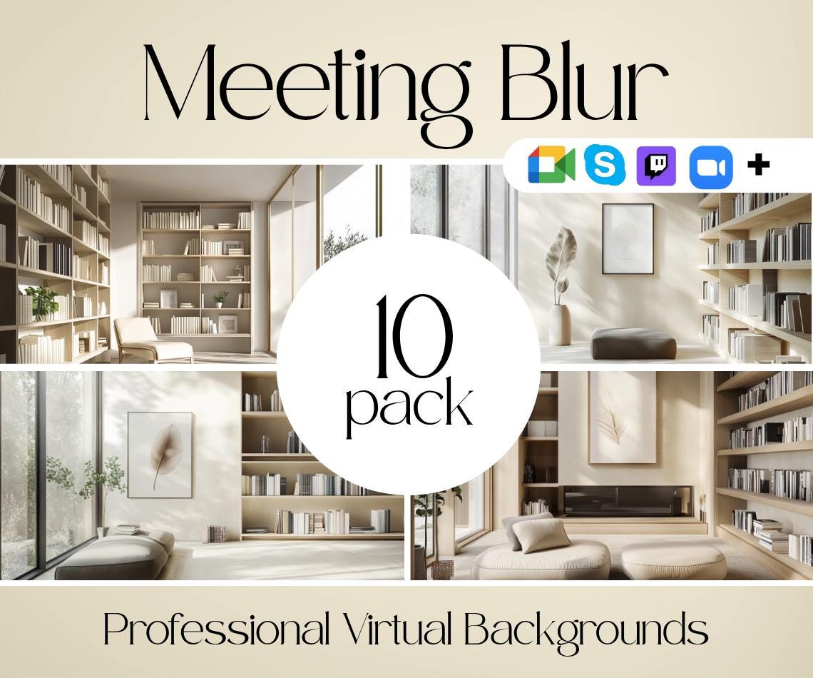 10 Realistic Office Zoom Backgrounds: Professional Virtual Backdrop ...