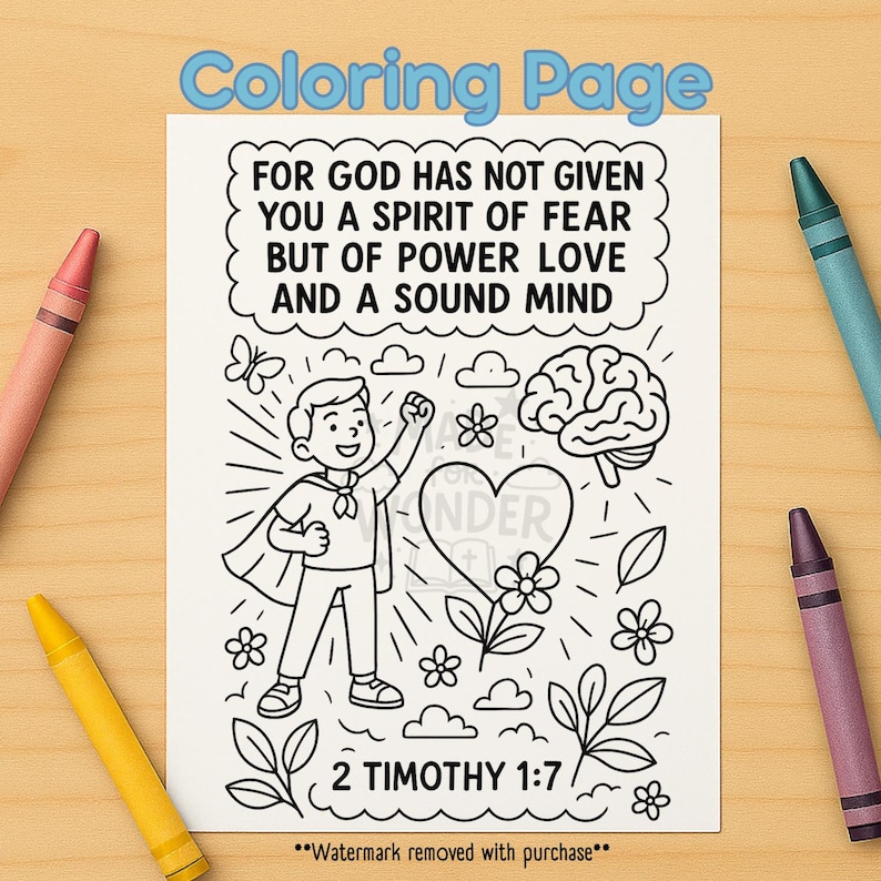 Bible Armor of God Coloring Page | Christian Coloring Page | Bible ...