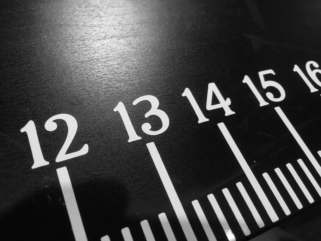 Desktop Ruler Measuring Cut File Digital Download Vinyl Decal SVG PNG ...