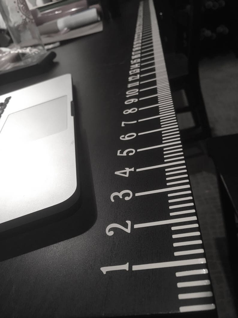 Desktop Ruler Measuring Vinyl Decal Ruler Sewing Ruler | Etsy