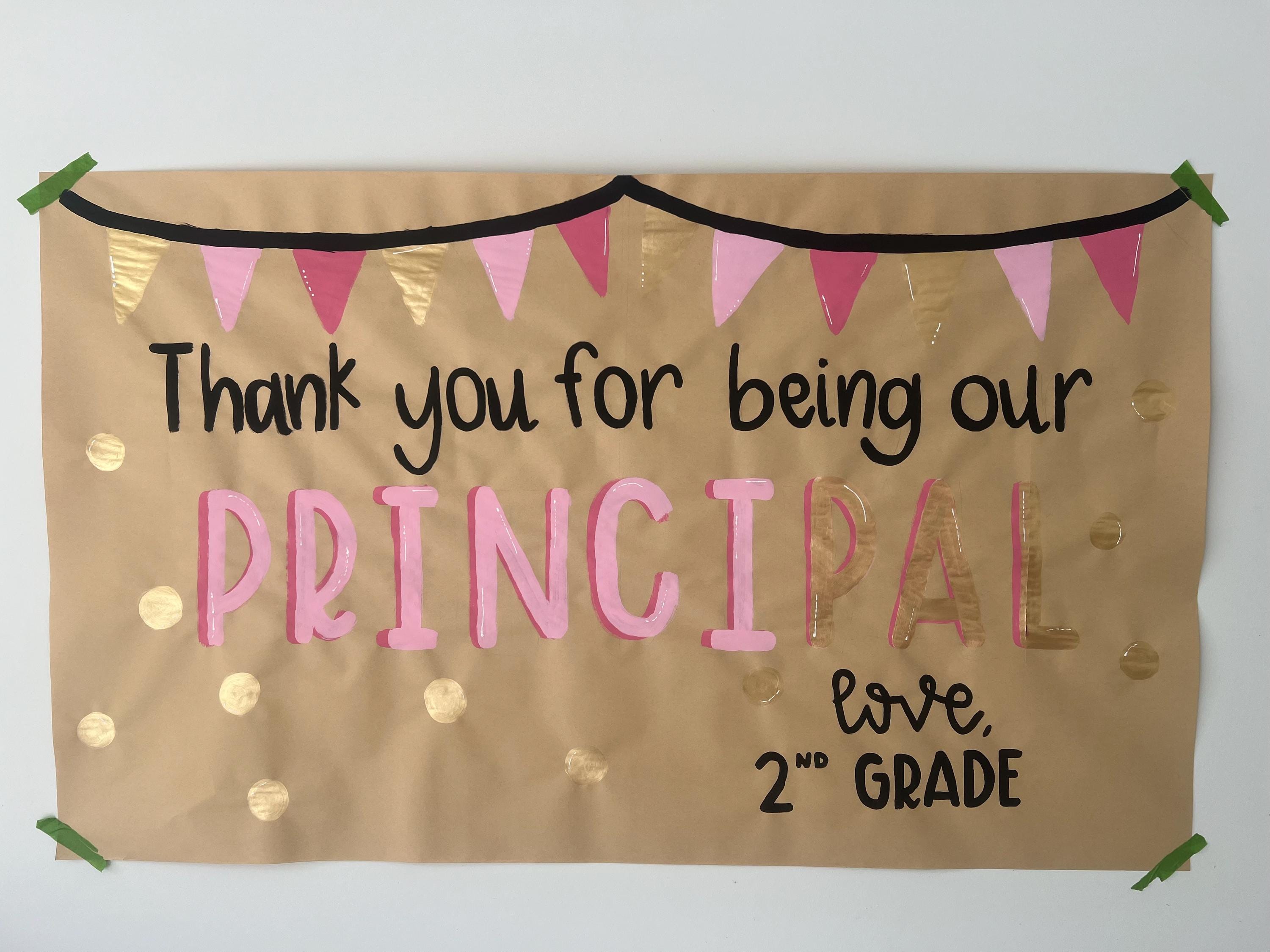 Custom Hand-painted Brown Paper Banner: Personalized Party Decor - Etsy