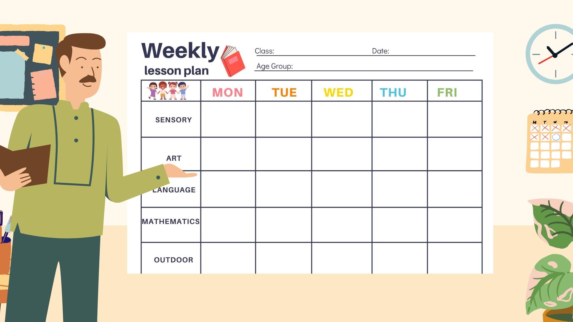 Printable Weekly Activity Planner: Toddler & Preschool Homeschool ...