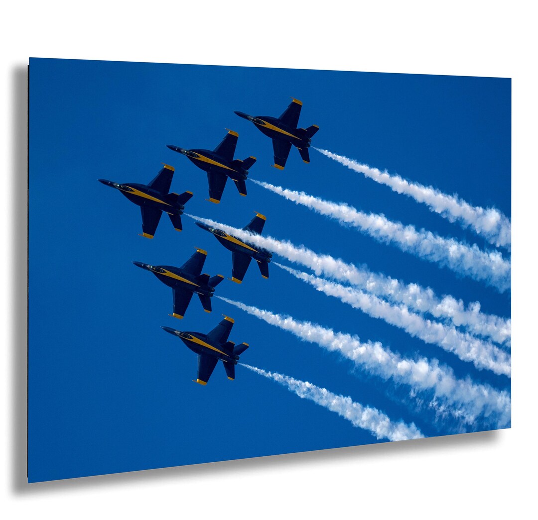 Blue Angels Formation Photo With Smoke Memorial Day Florida Air Show ...