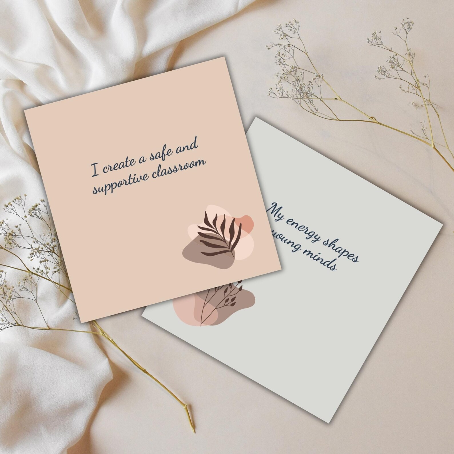 30 Teacher Affirmation Cards, Printable Motivational Notes, A4/US ...