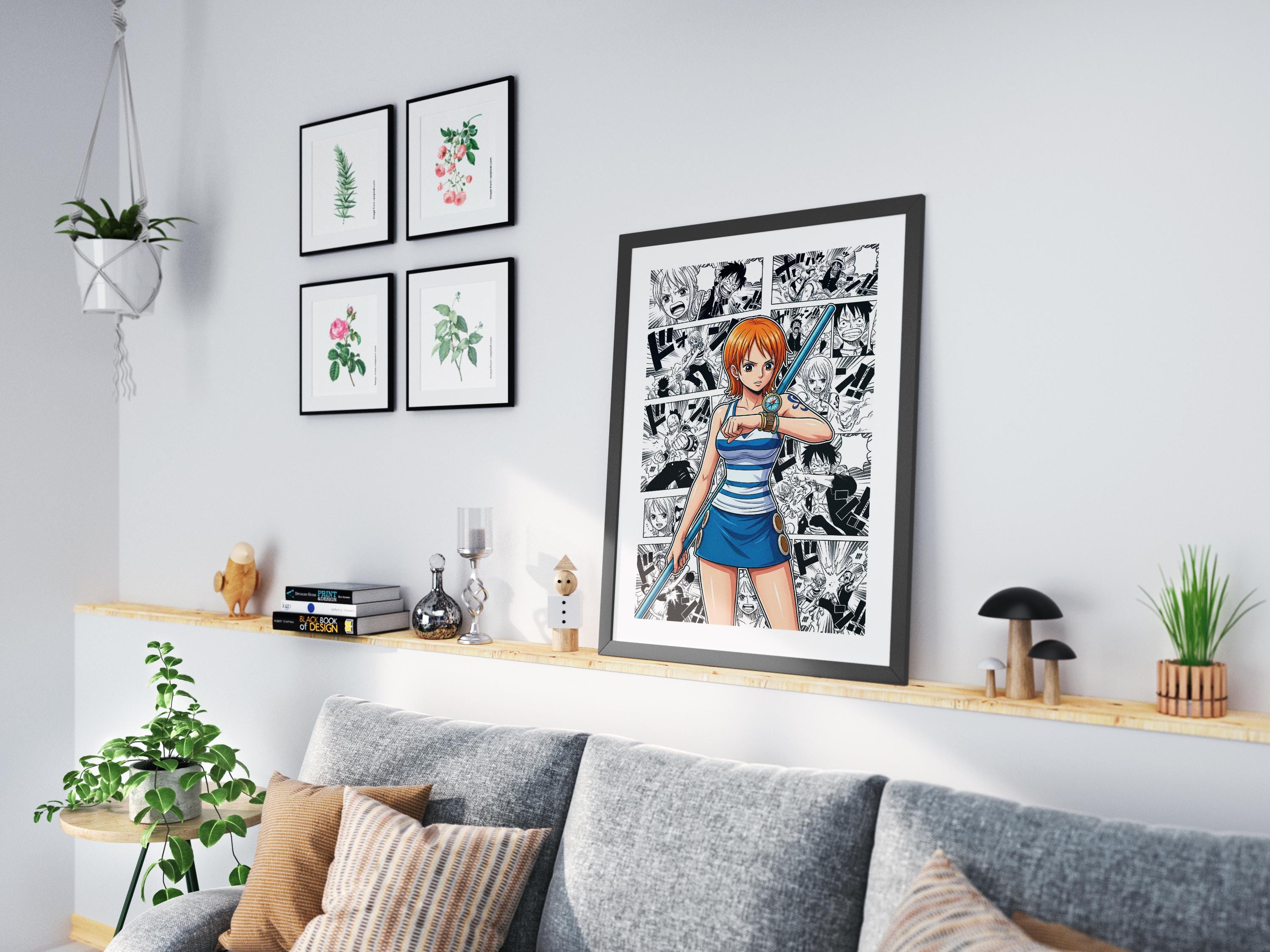One Piece Nami Manga Panel Poster | Digital Download | High-resolution ...