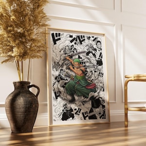 Roronoa Zoro Manga Panel - Etsy
