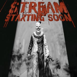 Art the Clown Animated Stream Overlay: Terrifier Inspired (digital ...