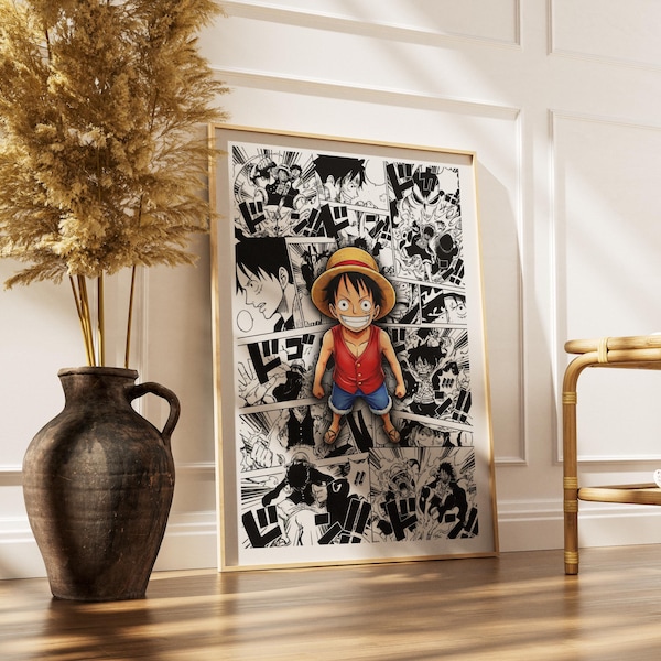 Manga Panel Luffy - Etsy