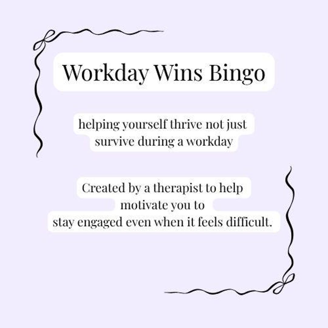 Workday Wins Bingo – Fun Office Morale Game (printable Digital Download ...