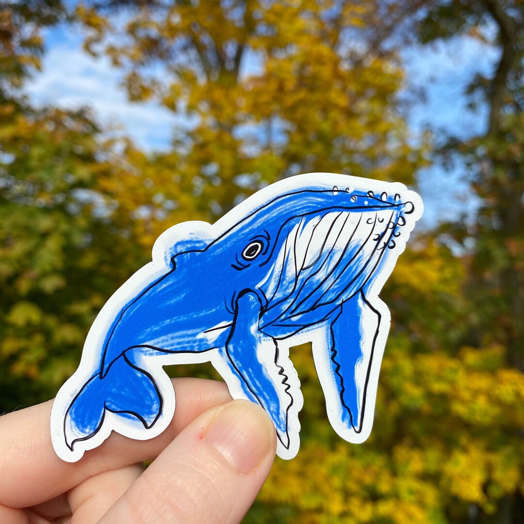 MAGNET | Humpback Whale | Weatherproof - Etsy