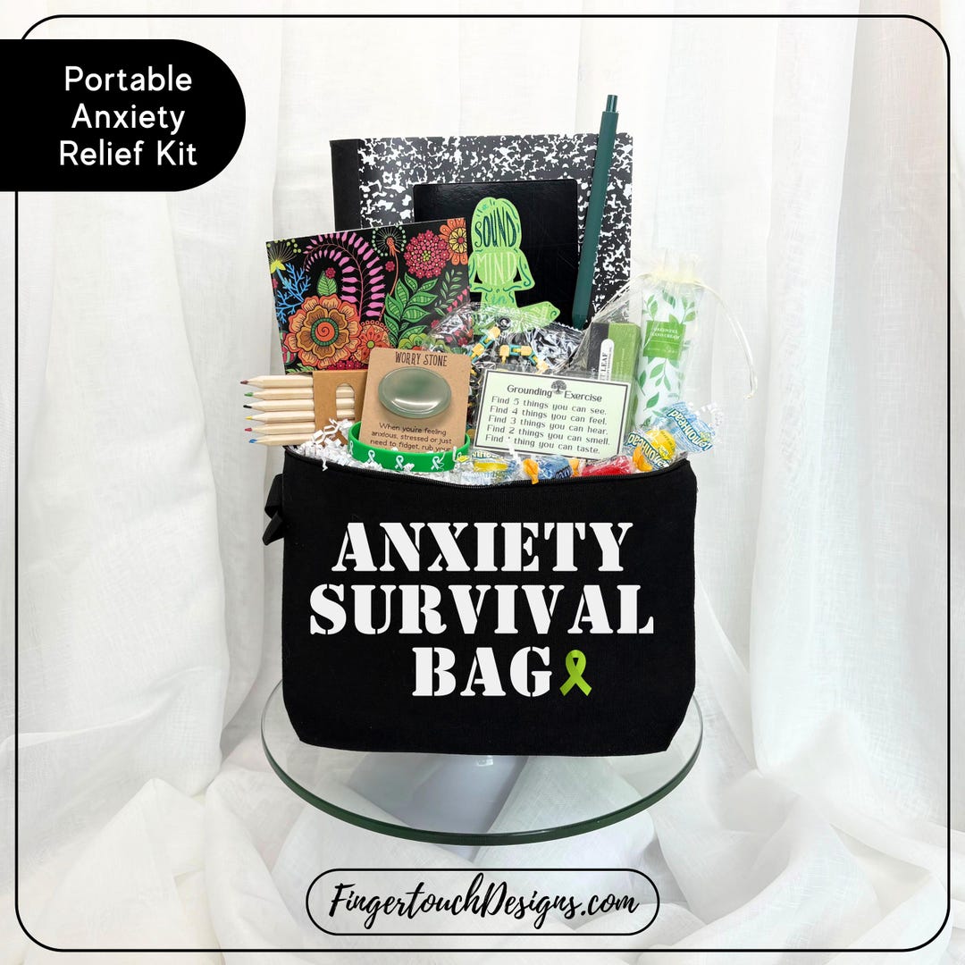Portable Anxiety Survival Kit | Grounding Tools Starter Kit | Self Care ...