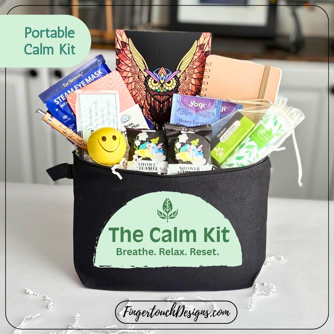 Portable Calm Kit | Stress Relief Self Care Package | Relaxation Gift ...