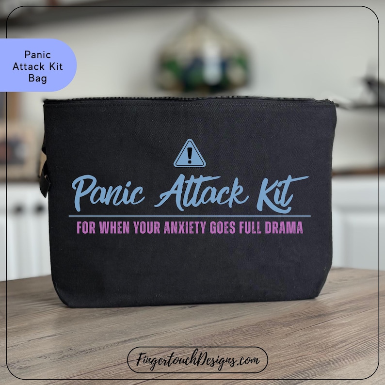Portable Panic Attack Kit | Anxiety Relief Bag | Grounding Tools - Etsy