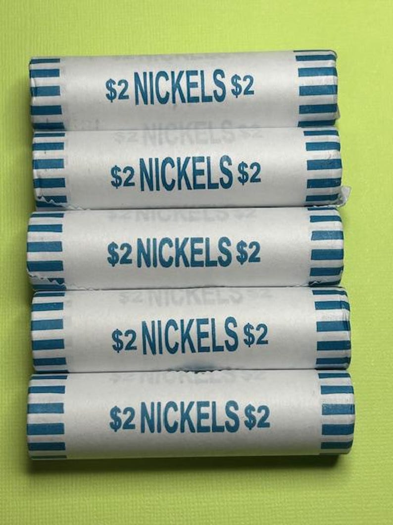 Jefferson Nickel Roll: Bank Sealed, Possible Buffalo/shield Nickels - Etsy