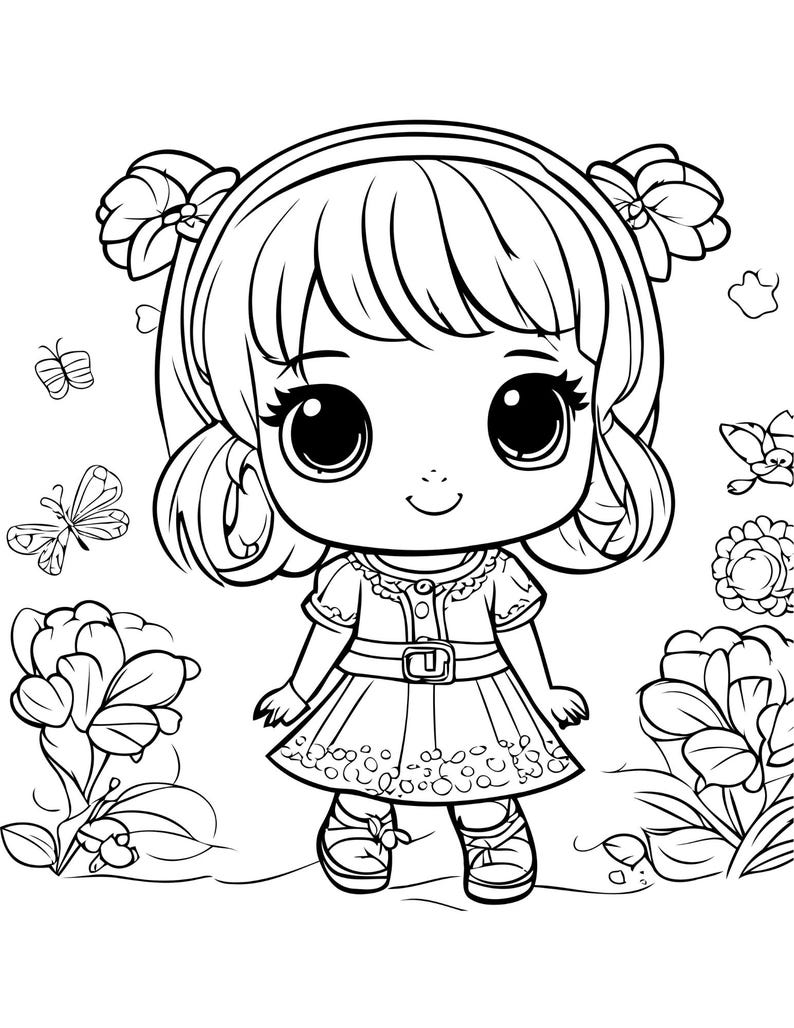 25 Coloring Pages for Little Girls | Summer Coloring Pages | Girls ...