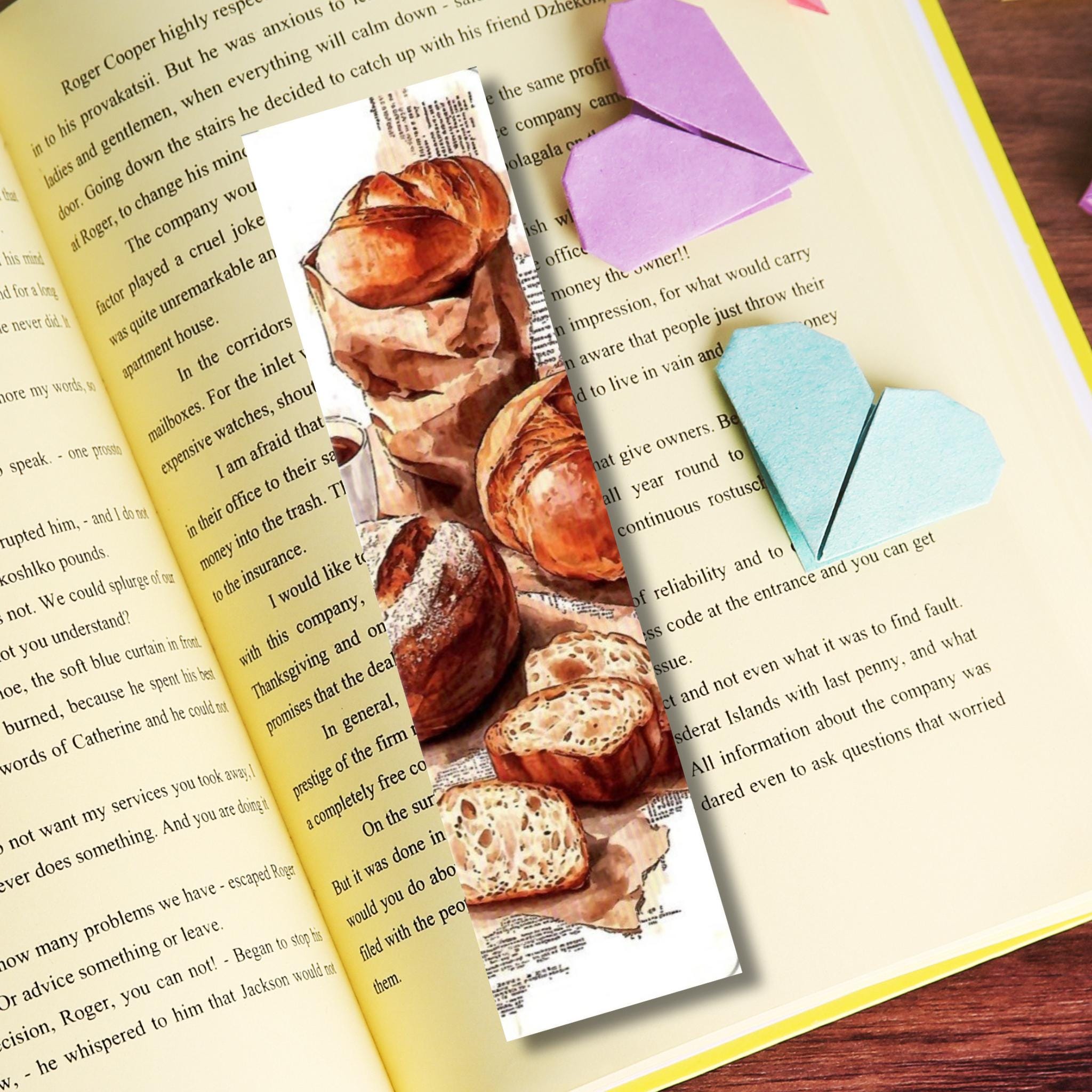 Cafe & Dessert Bookmarks – Food and Coffee Illustration Bookmark ...