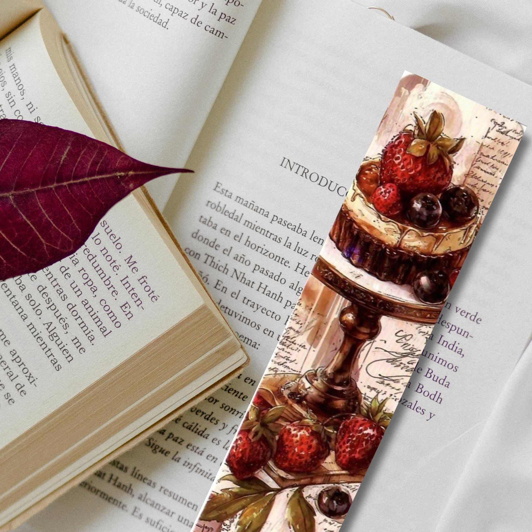 Cafe & Dessert Bookmarks – Food and Coffee Illustration Bookmark ...
