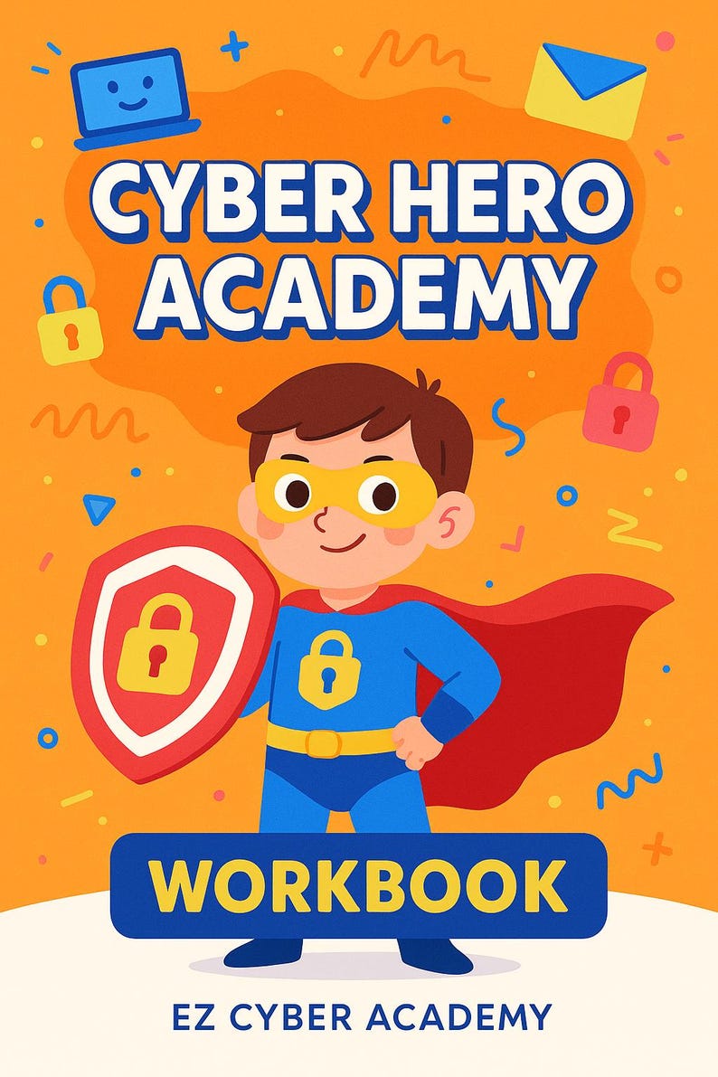 Cyber Safety Workbook for Kids | Printable Internet Safety Activities ...