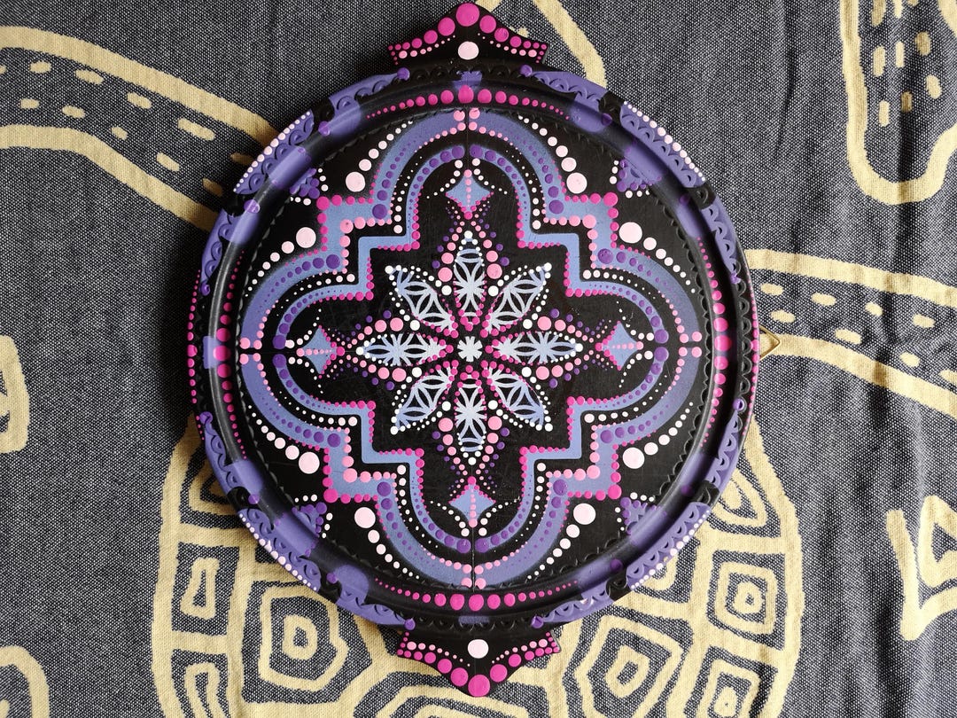 Psychedelic Dot Artwork - Etsy