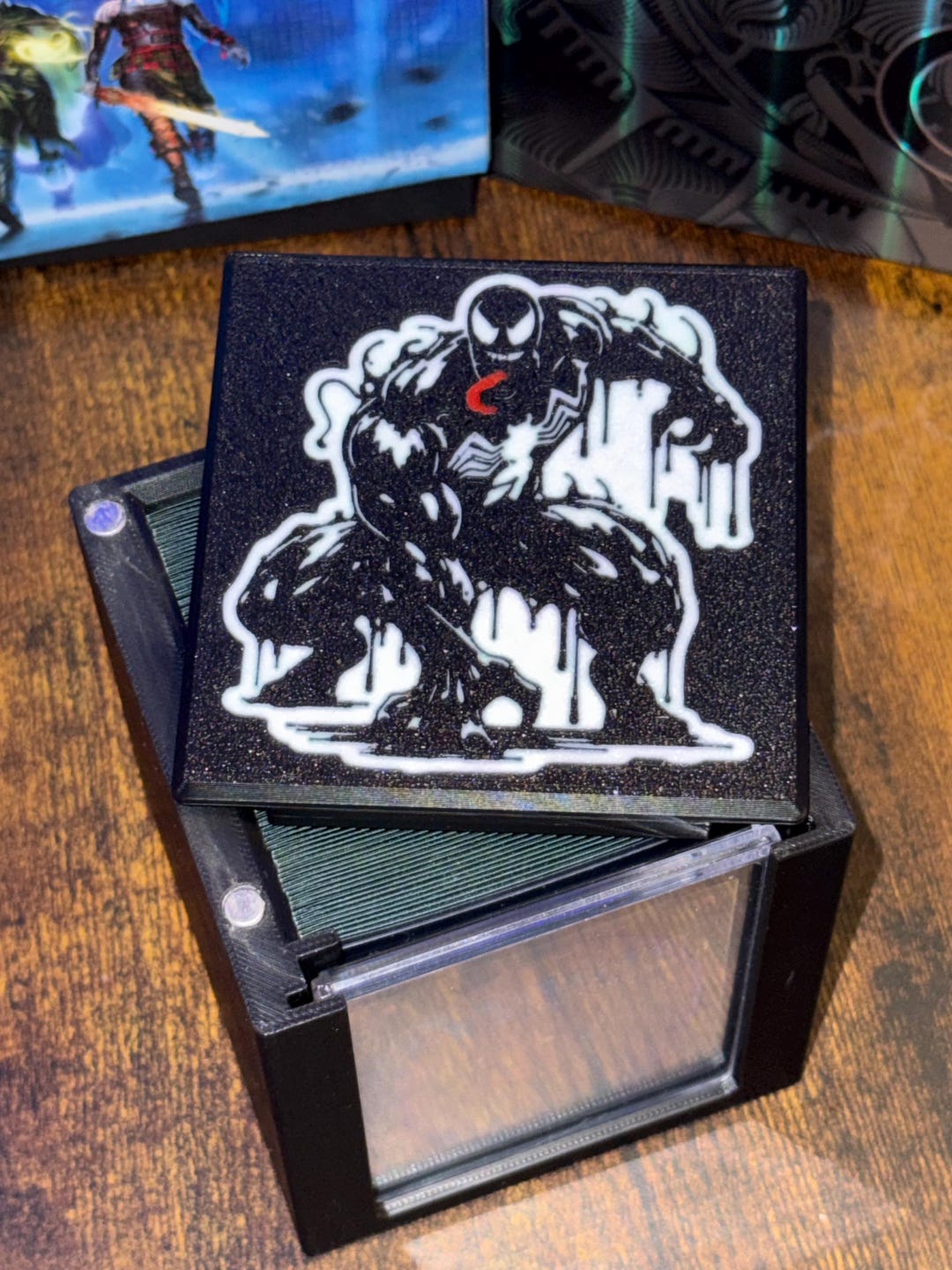 Venom Themed MTG EDH Commander Card Box, Magic the Gathering, Magic ...