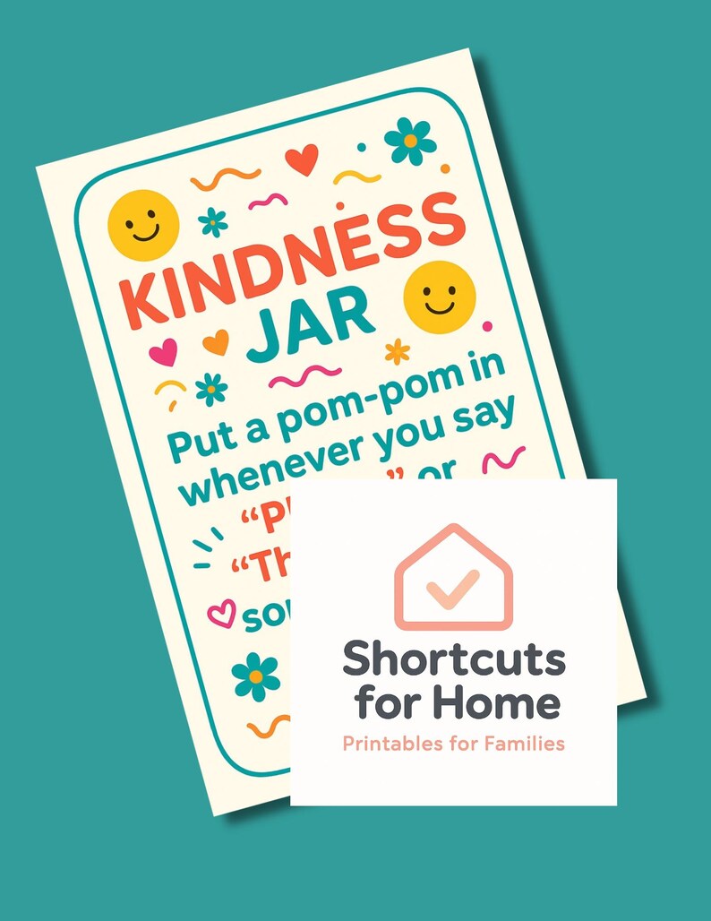 Kind Words Pom Pom Jar Label | “please” + “thank You” - Etsy