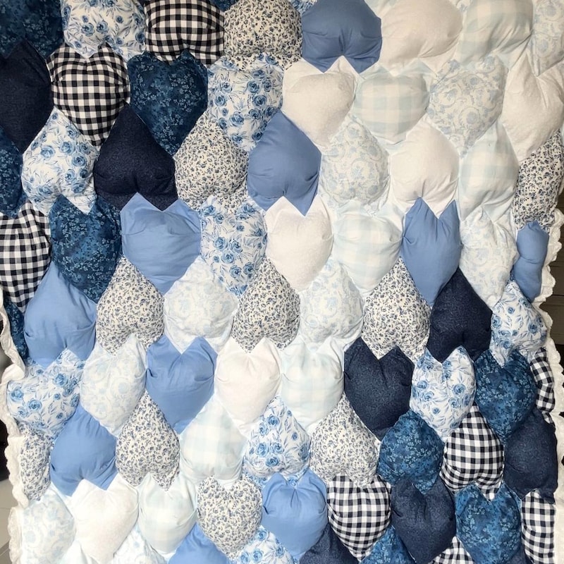 Puff Quilt - Etsy