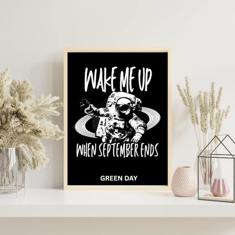Green Day Poster, American Idiot Poster, Pop Punk Rock Band Wall Art ...