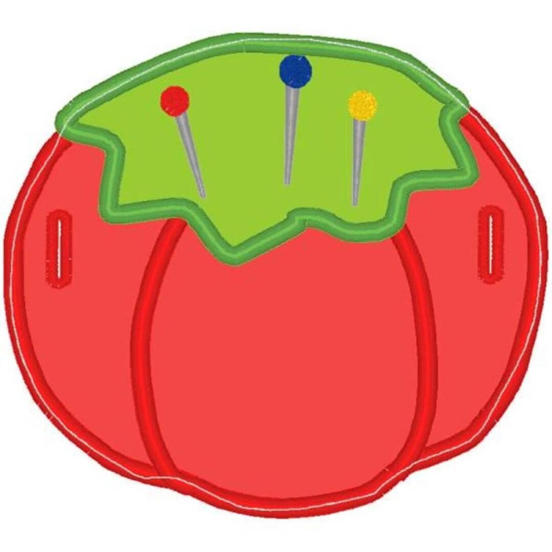 Pin Cushion Banner Machine Embroidery Design - 3 Sizes - Instant ...