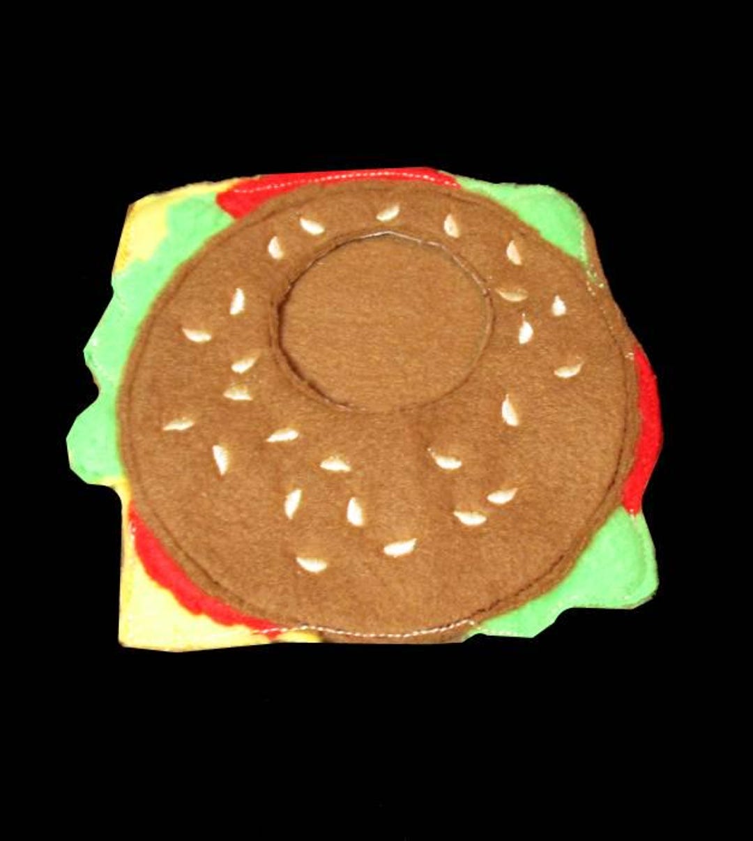 ITH Elf Hamburger Costume Machine Embroidery Design - 5 X 7 Hoop ...