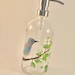 Hand Painted Soap Bottle With Western Bluebird, Soap Bottle With Bird ...