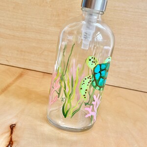 Hand Painted Sea Turtle Soap Dispenser: Beach Bathroom Decor - Etsy