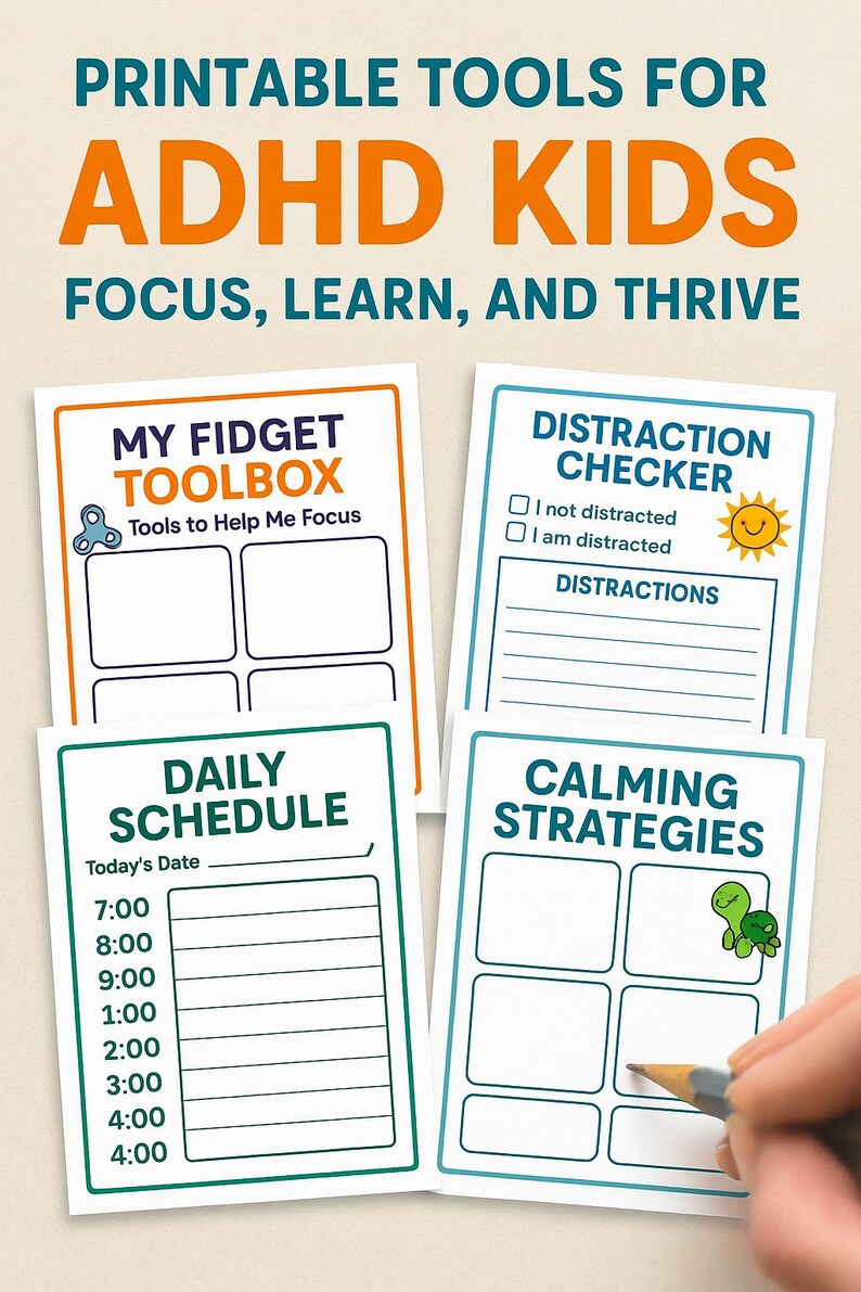 Calm Corner Kit: Coping Tools for ADHD & Autism (printable Visuals) - Etsy