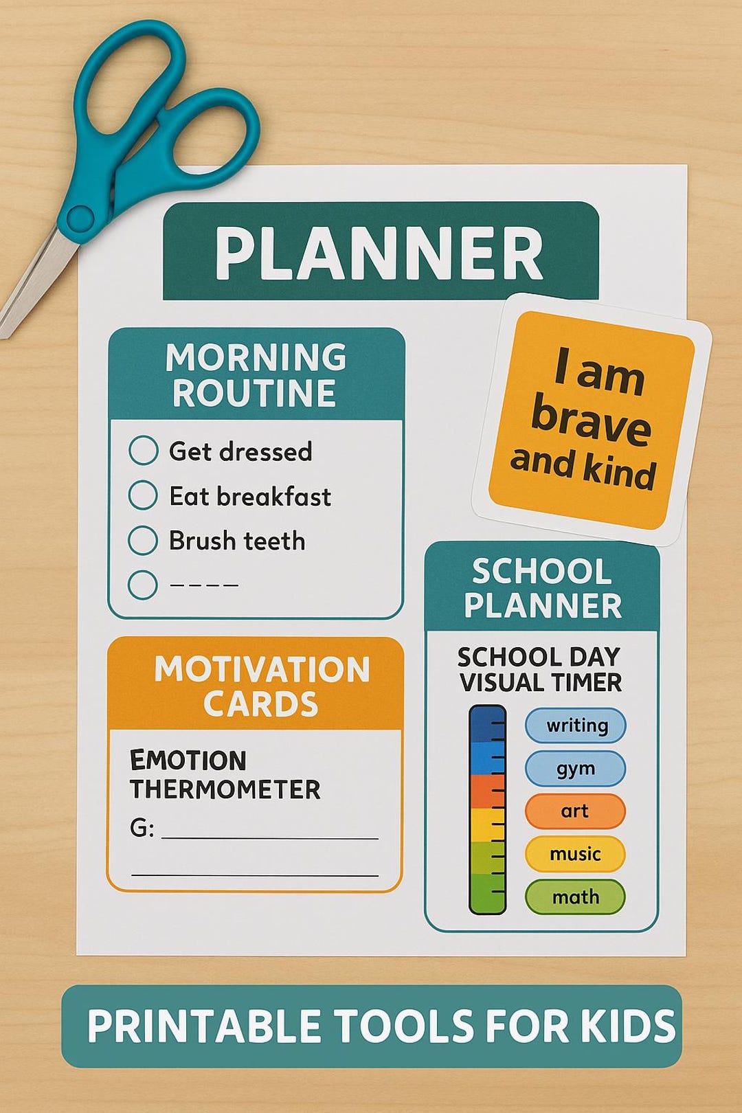 ADHD & Autism Starter Kit – Routine Chart, Emotions, Rewards and Coping ...