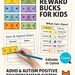 Printable Reward Bucks for Kids | ADHD & Autism Positive Reinforcement ...