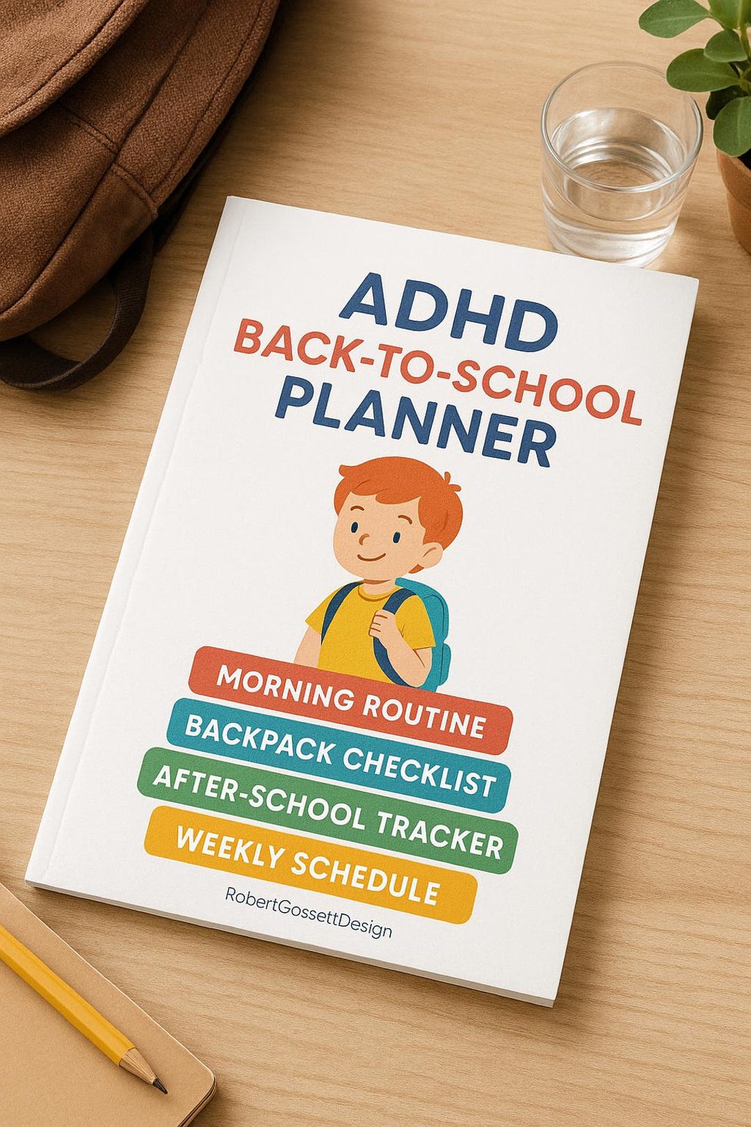 ADHD Back-to-school Planner for Kids | Printable Morning Routine ...