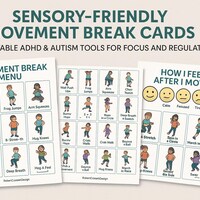 Christmas Movement Cards: Brain Breaks, Gross Motor Skills (printable ...