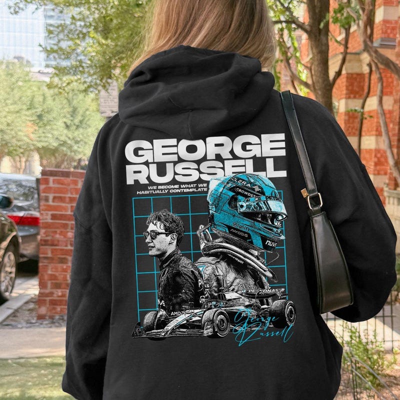 George Russell F1 Hoodie - Etsy UK