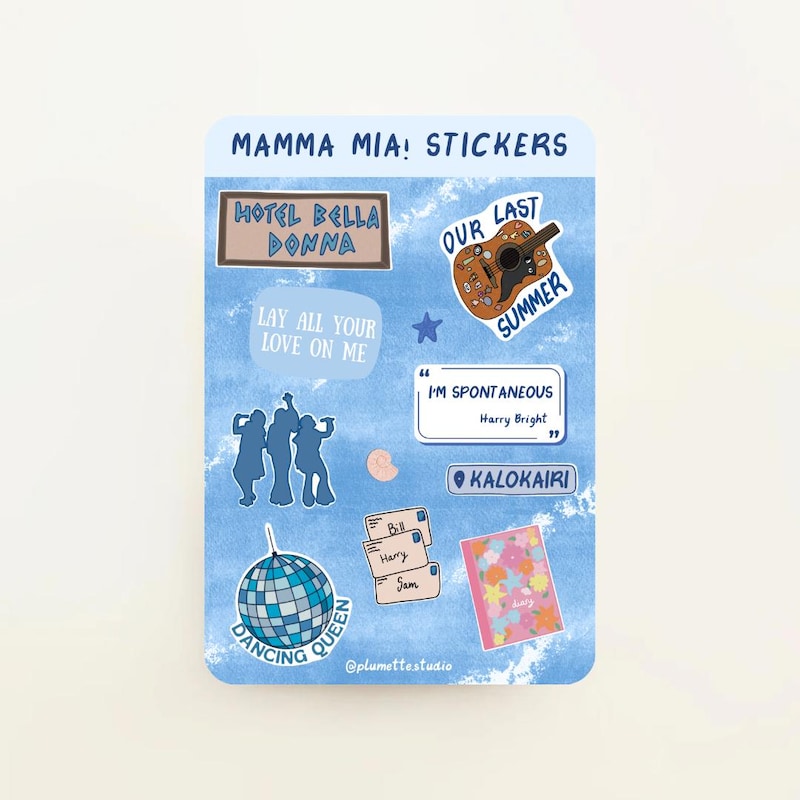 Mia sticker - Etsy.de
