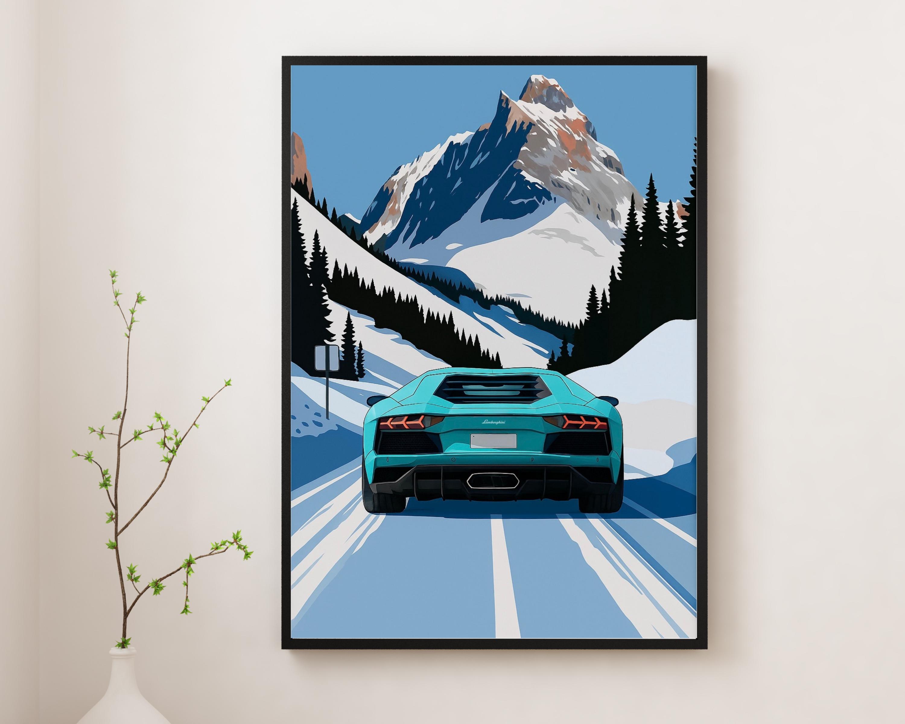 Lamborghini Aventador Poster | Digital Download Print | Car Enthusiast ...