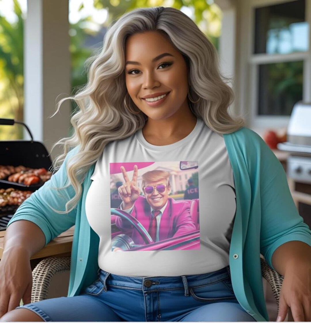 Pink Trump Tshirt PNG, President Trump Pink, President Donald Trump PNG ...