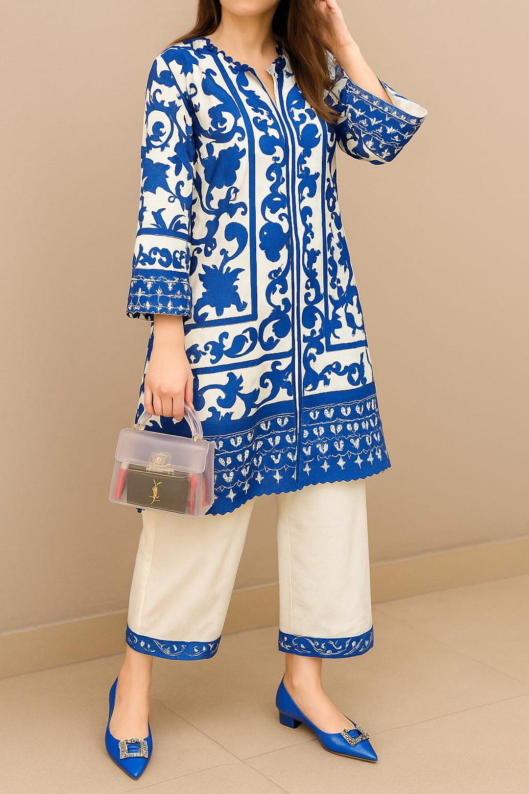 Pakistani Co-ord Set, 2 Piece Dress, Stitched Ready to Wear Set - Etsy