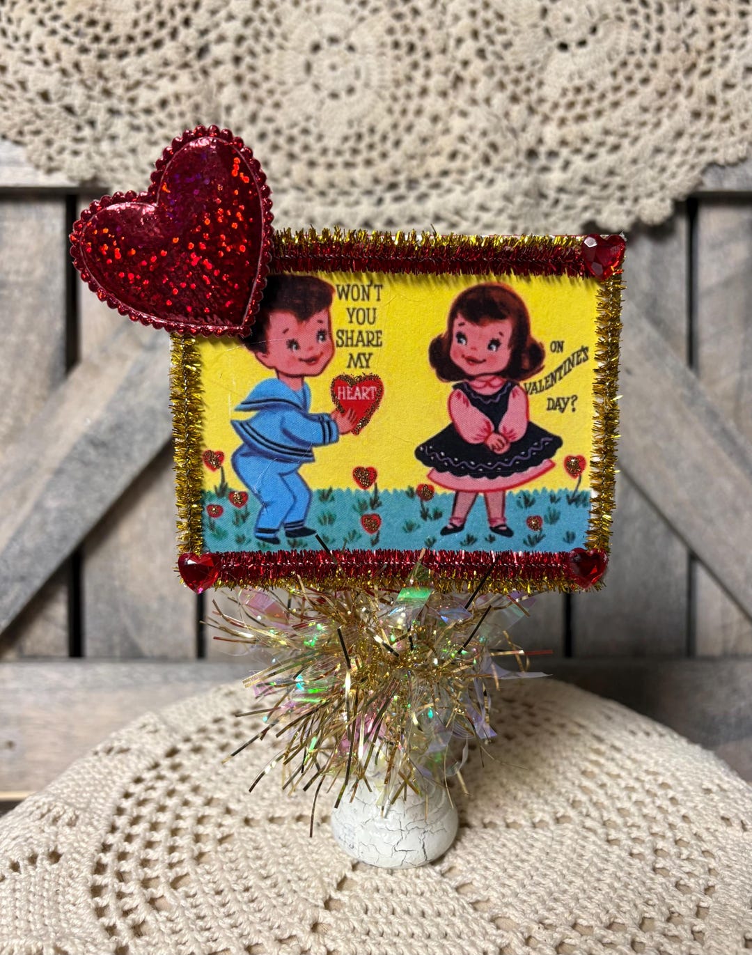 Kitschy Vintage Valentine Decor - Etsy
